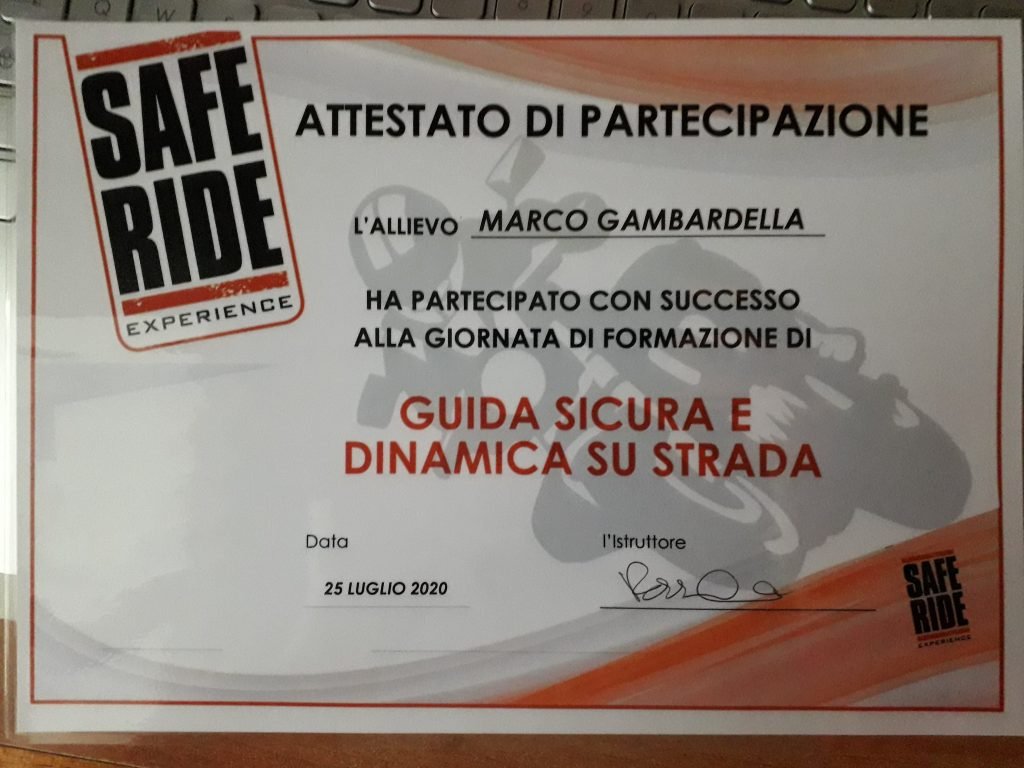 SAFE RIDE EXPERIENCE - Motospia